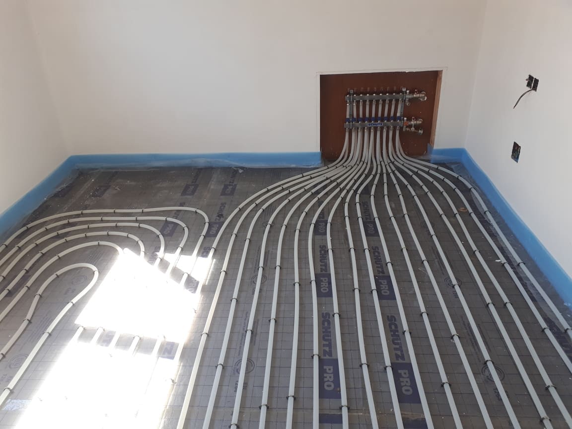 Suelo radiante y geotermia en vivienda - Geotermia, Aerotermia ...